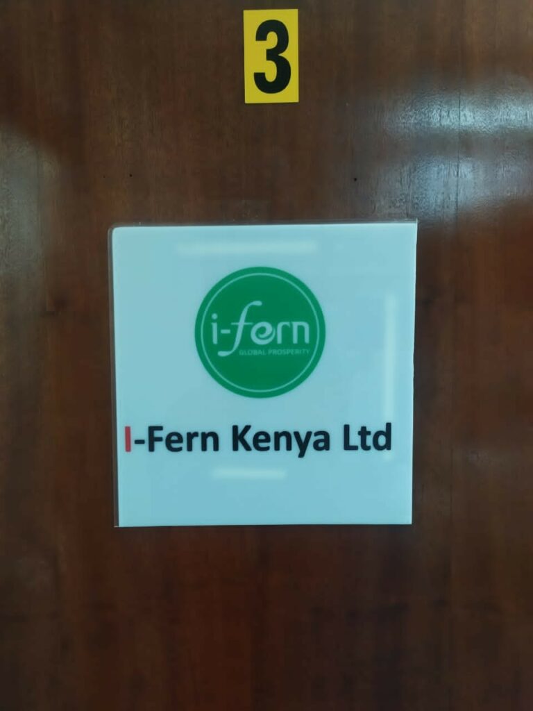 I-Fern Kenya Office – i-fern | Global Prosperity Through Entrepreneurship